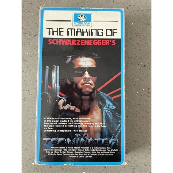 Media | Making Of The Terminator Vhs Interglobal Video Arnold ...